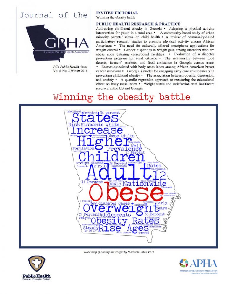 jGPHA - Vol. 5, No. 3 - GPHA: Georgia Public Health Association